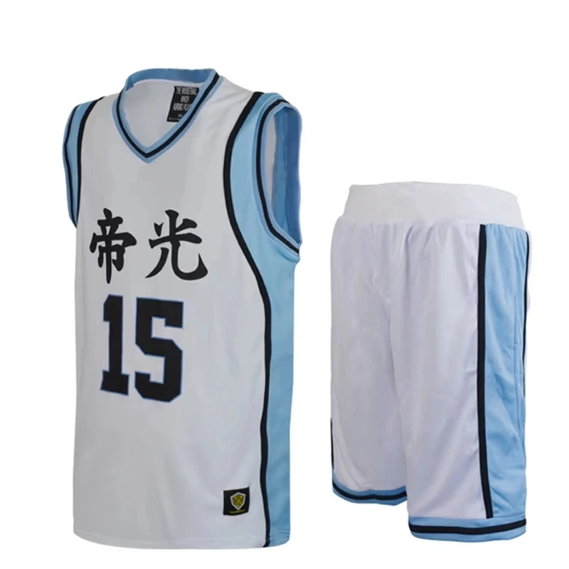 Anime Kuroko No Basuke Cosplay Costume 5 6 7 8 15 TEIKO Kise Ryota ...