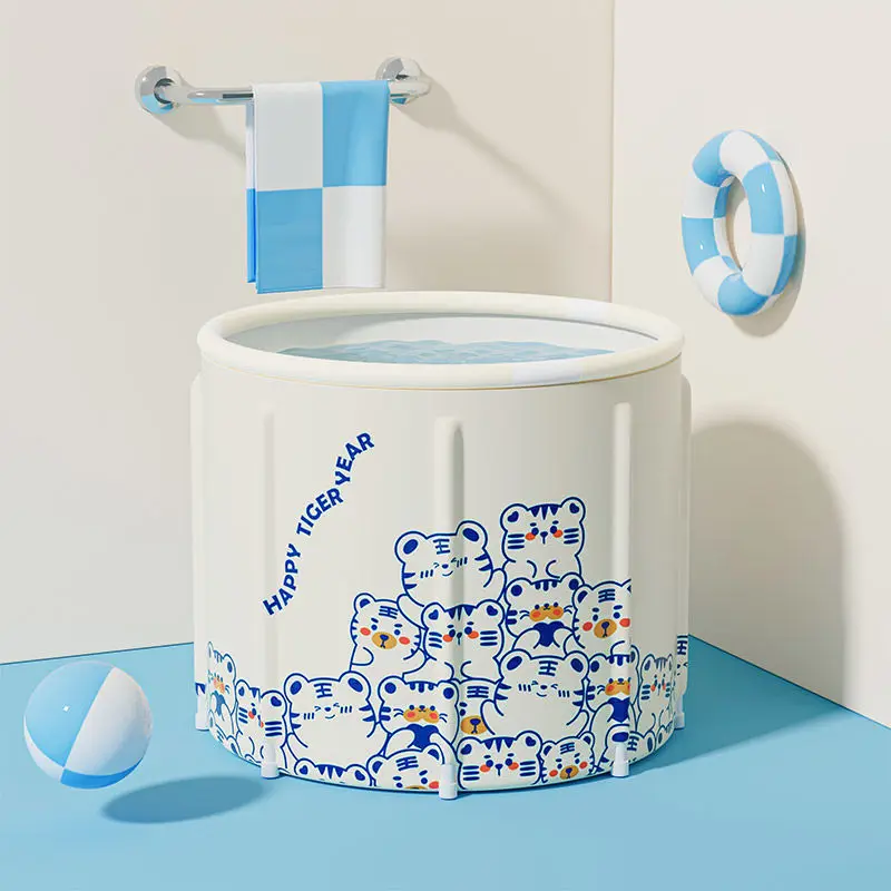 Kids-Bath-Bucket-Baby-Swimming-Bucket-Bathroom-Foldable-Newborn-Bath ...