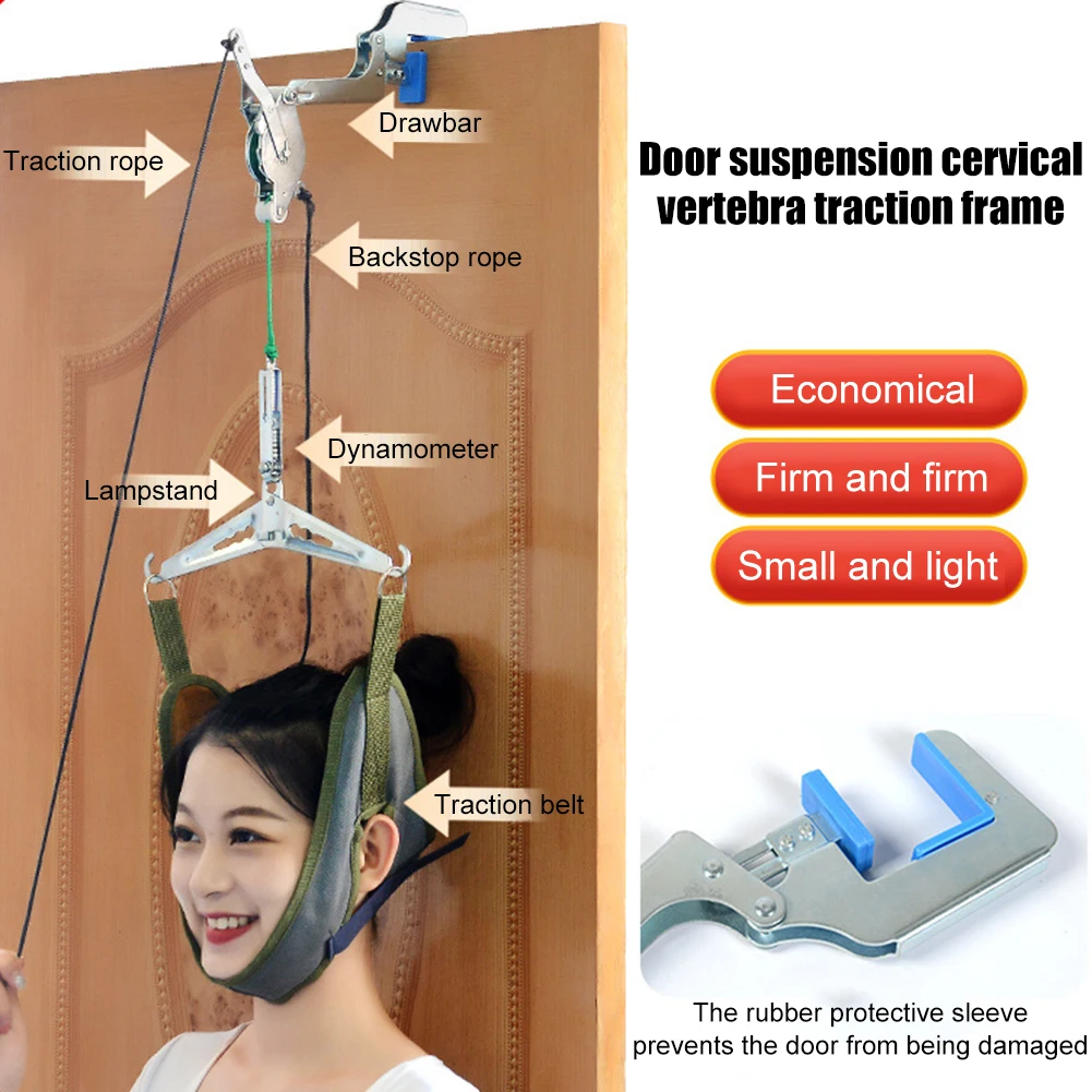 Cervical-Traction-Neck-Support-for-Pain-Relief-Neck-Massager-Door ...