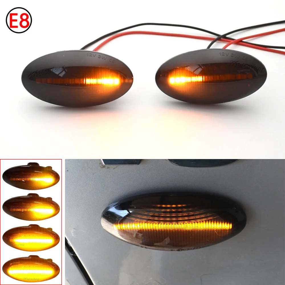 2pcs-Sequential-Flashing-LED-Turn-Signal-Side-Marker-Light-For-Suzuki ...