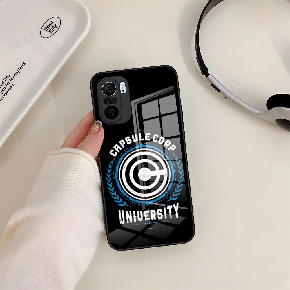 Capsule Corp Skullies Phone Case with Tempered Glass Cover for Xiaomi ...