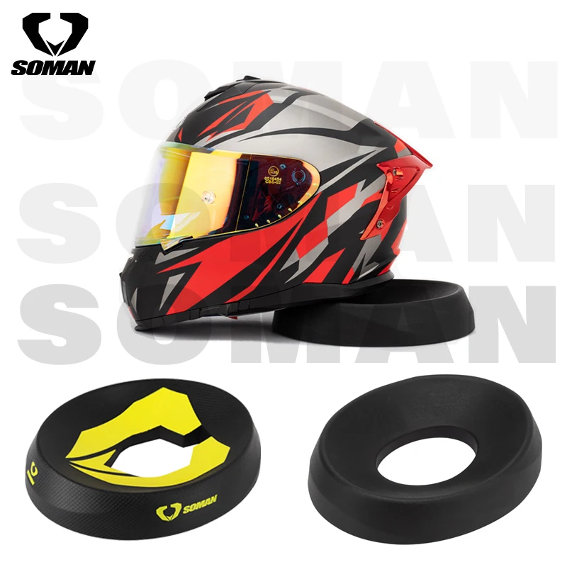 SOMAN-Helmet-Support-Pad-Portable-Motorcycle-Helmets-Stand-Donut-Ring ...