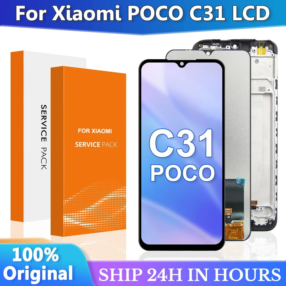 Pantalla LCD original de 6,53 pulgadas para Xiaomi POCO C31 ...