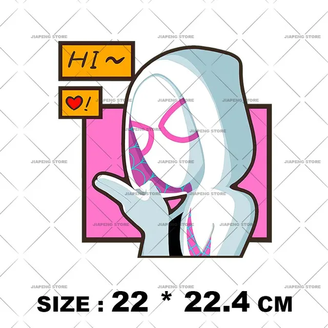 Spiderman Across the Spider-Verse Iron on Patches Heat Transfer for ...