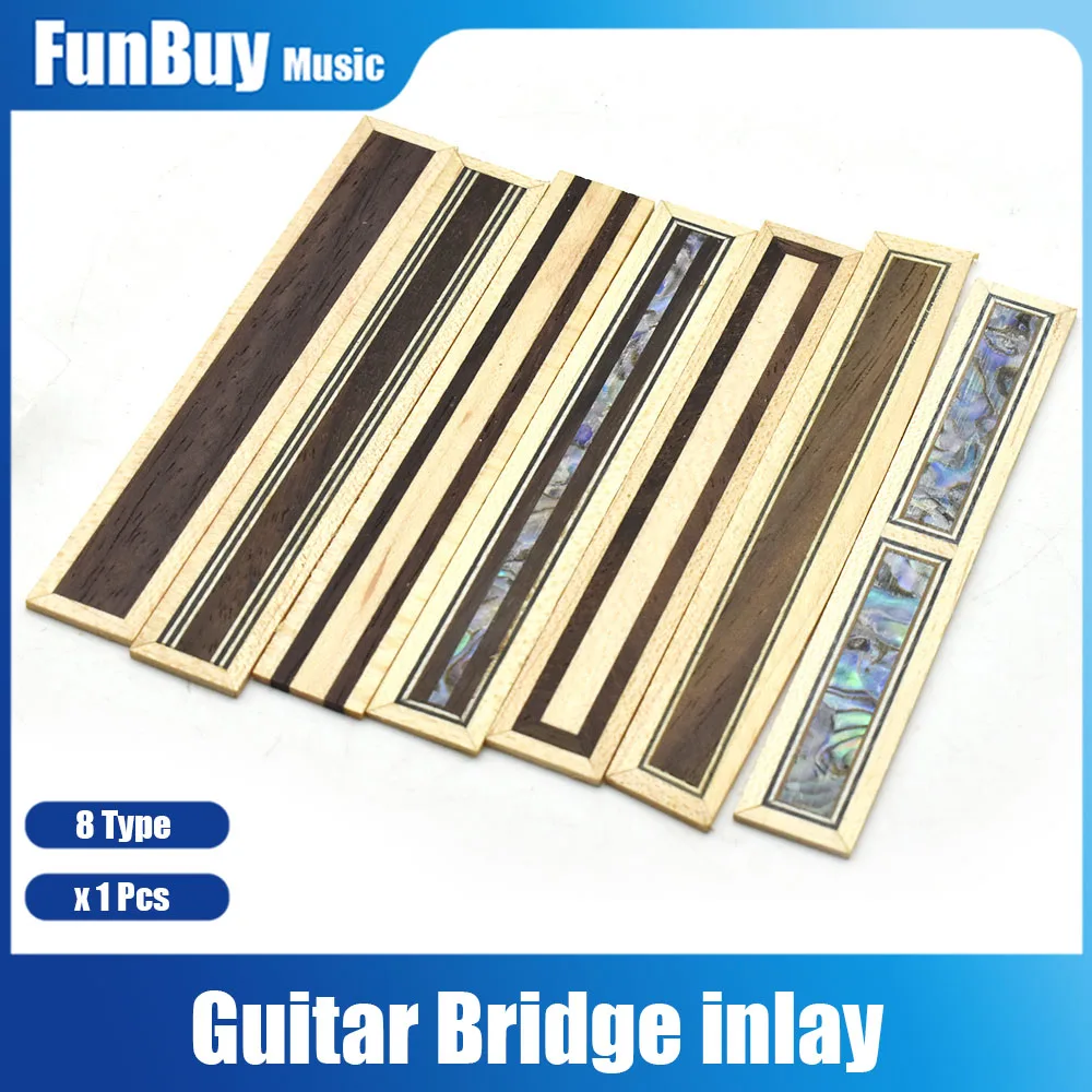 High Quality Classical Guitar Bridge Tie Block inlay PVC Wooden Guitar ...
