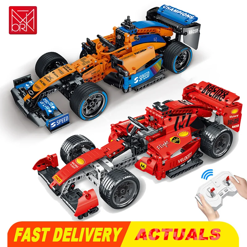 641-643PCS-City-Creative-High-tech-RC-Electric-F1-Building-Blocks ...