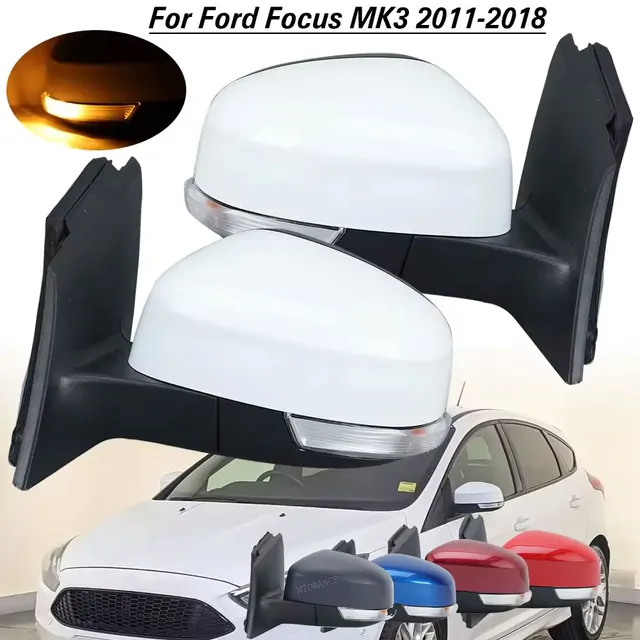 Mirror Turn Signal Lens G-PLUS Ford Focus Mirror Indicator Lens Covers ...