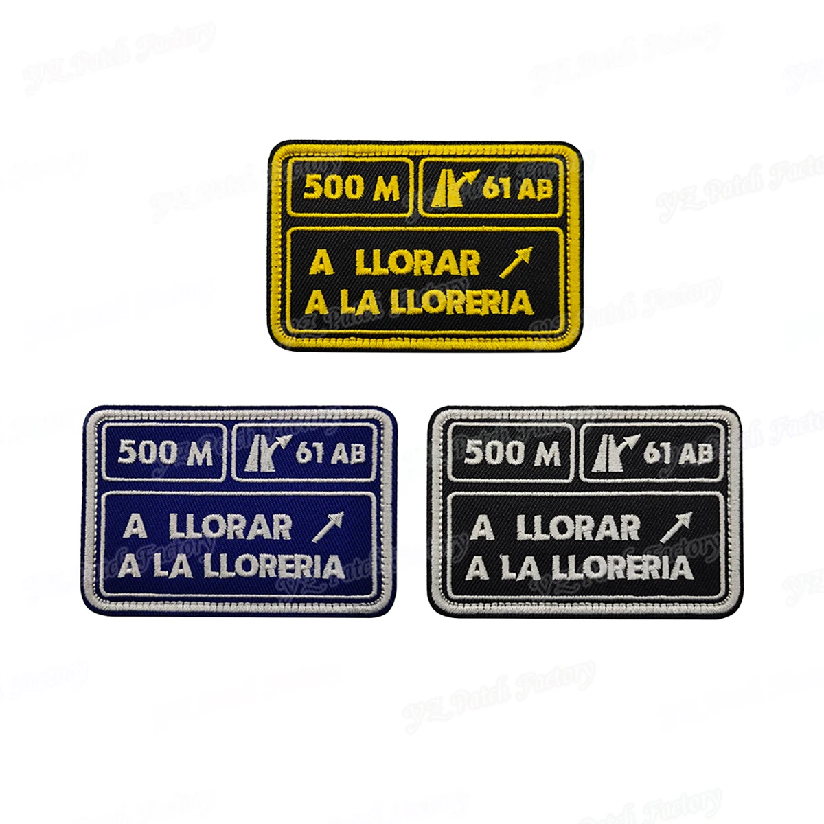 A-LLORAR-A-LA-LLORERIA-500m-embroidery-patches-WITH-HOOK-BACKING.jpg