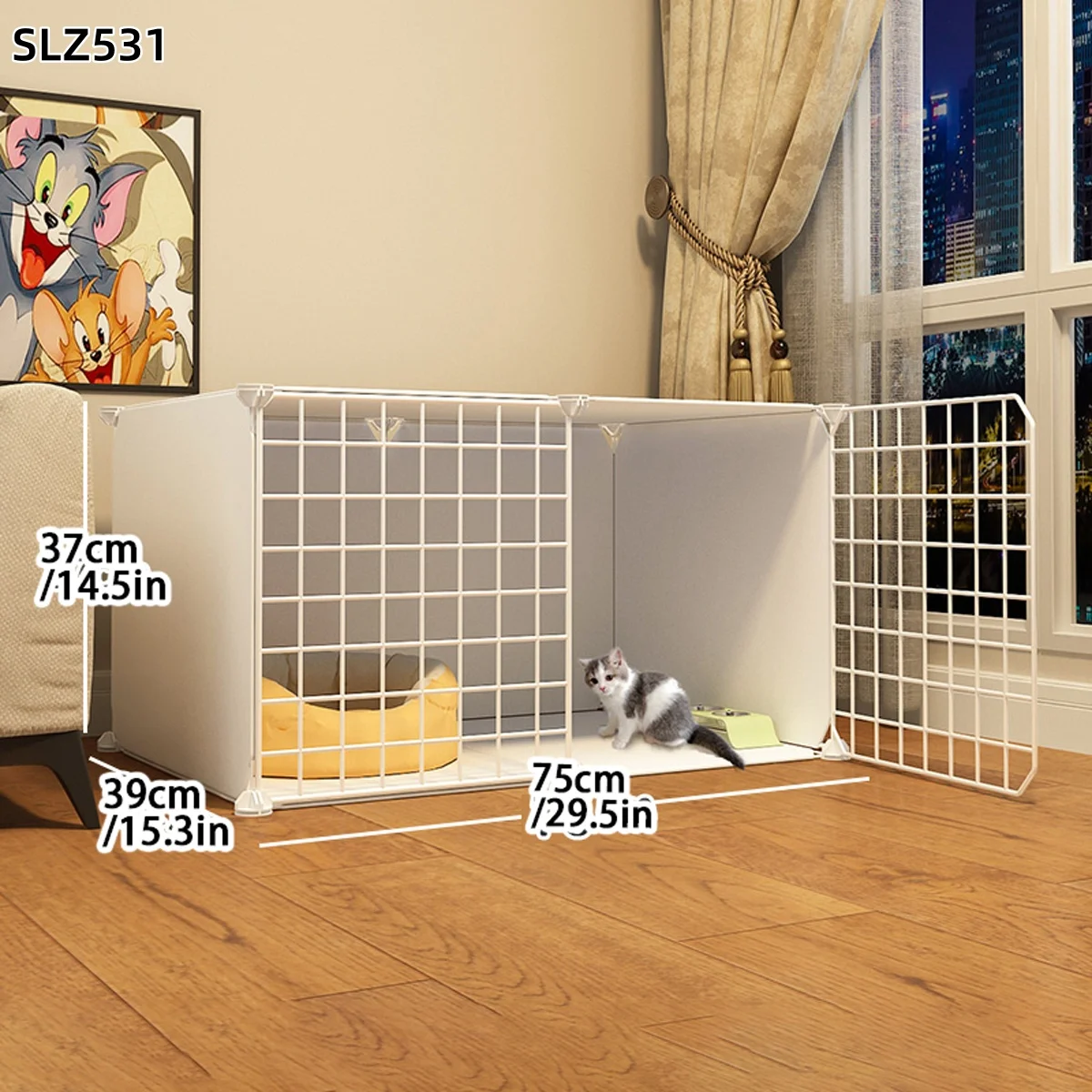 Steel Cat Cage: The Ultimate Indoor Solution for Safe, Spacious, and ...