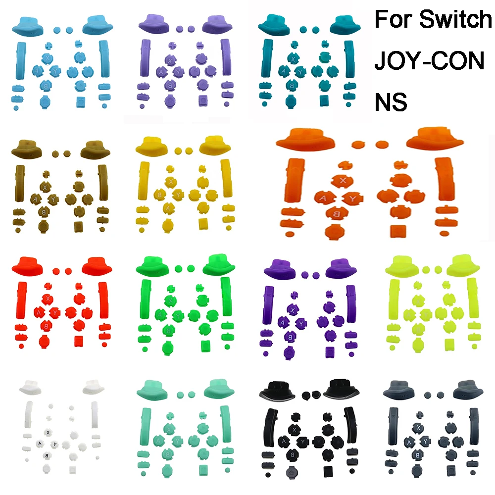 YuXi-1-Set-For-Switch-Joy-Con-ABXY-SL-SR-Direction-Key-Home-Button ...