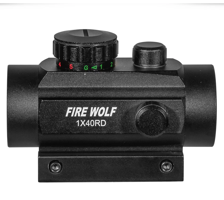 FIRE WOLF 1x40 Hunting Tactical Holographic Riflescopes Red Green Dots ...