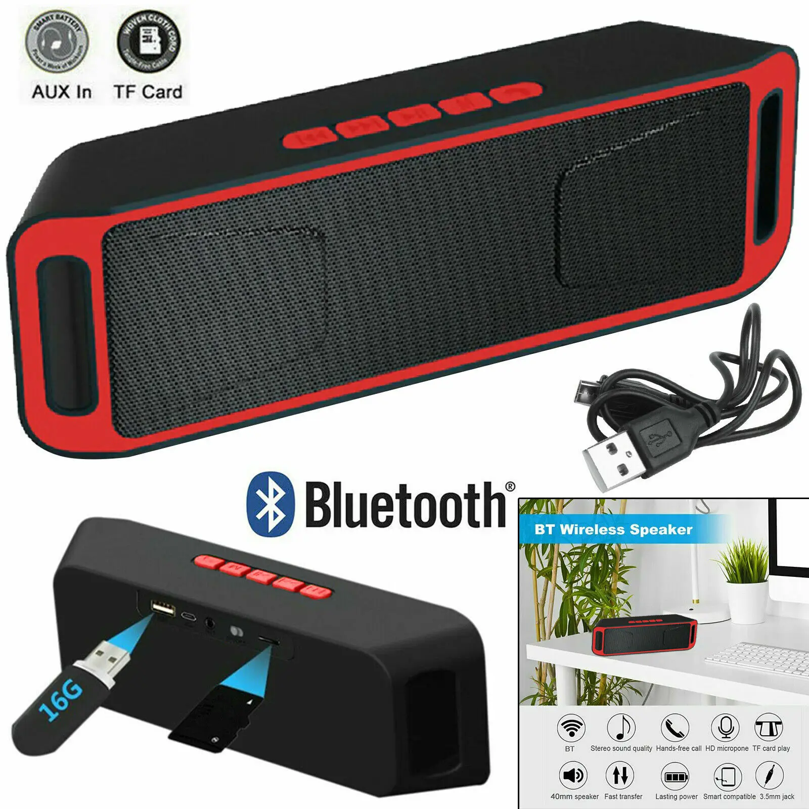 Portable-Bluetooth-Speaker-Wireless-Mini-Speaker-Amplifier-Stereo ...