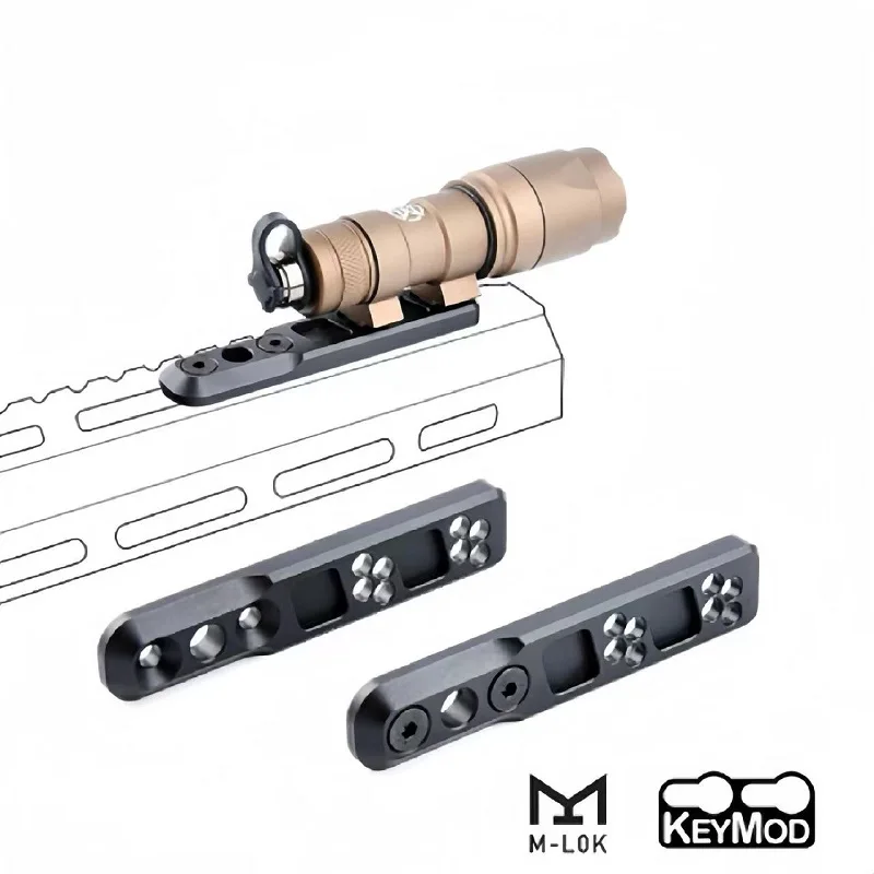 Tactical-Thorntail-Keymod-Inline-Light-Mount-For-Mlok-Keymod-Rail ...