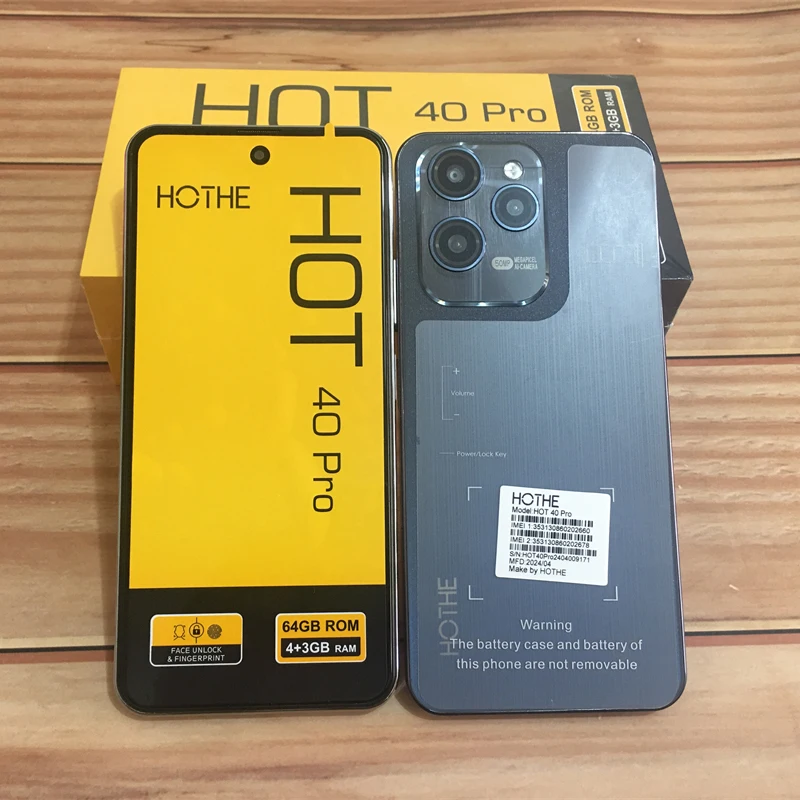 HOTHE-HOT-40-PRO-Smartphone-4GB-3GB-RAM-64GB-ROM-6-6-Cellphone-Android ...