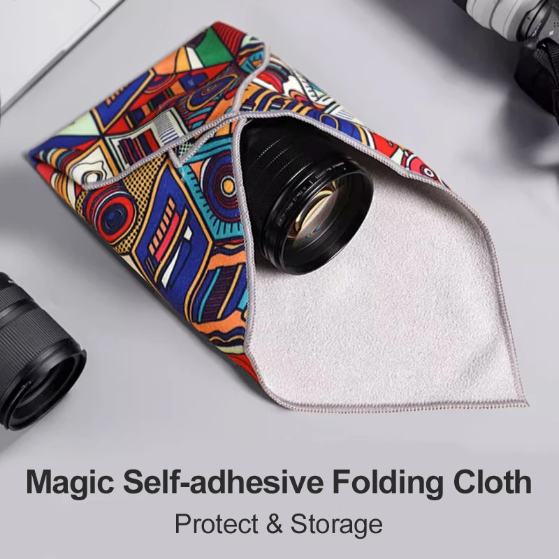 Lens-Protector-Cloth-Magic-Self-adhensive-Folding-Cloth-Lens-Storage ...