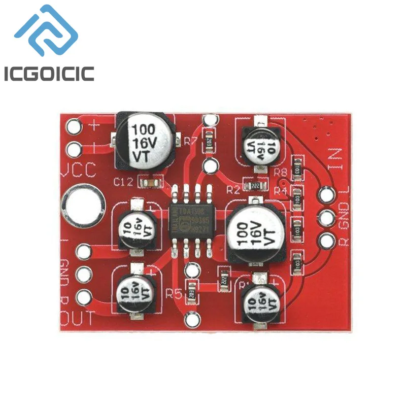 DC-5V-15V-AD828-Stereo-Preamp-Power-Amplifier-Board-Audio-Preamplifier ...