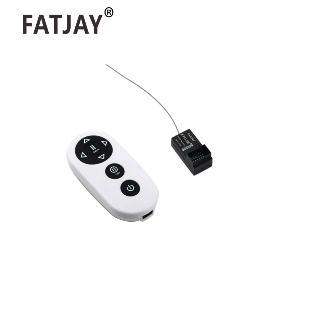 FATJAY KYC-2B 2.4G Mini Wireless One-Hand Remote Control 4-Channel with ...