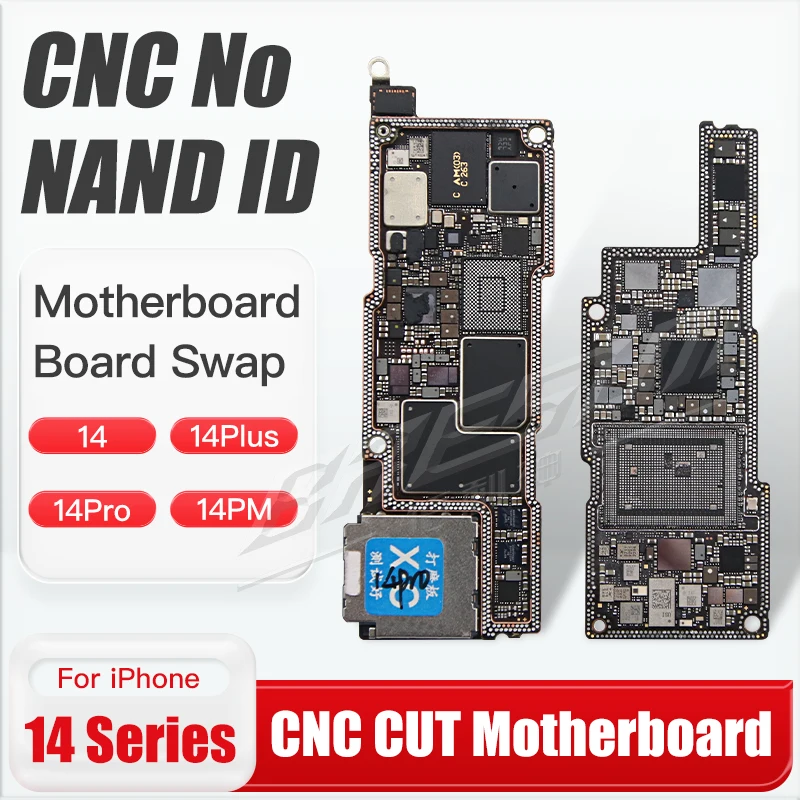 CNC CUT Motherboard For IPhone 14 Pro Max 4G 5G Logic Board Polishing ...