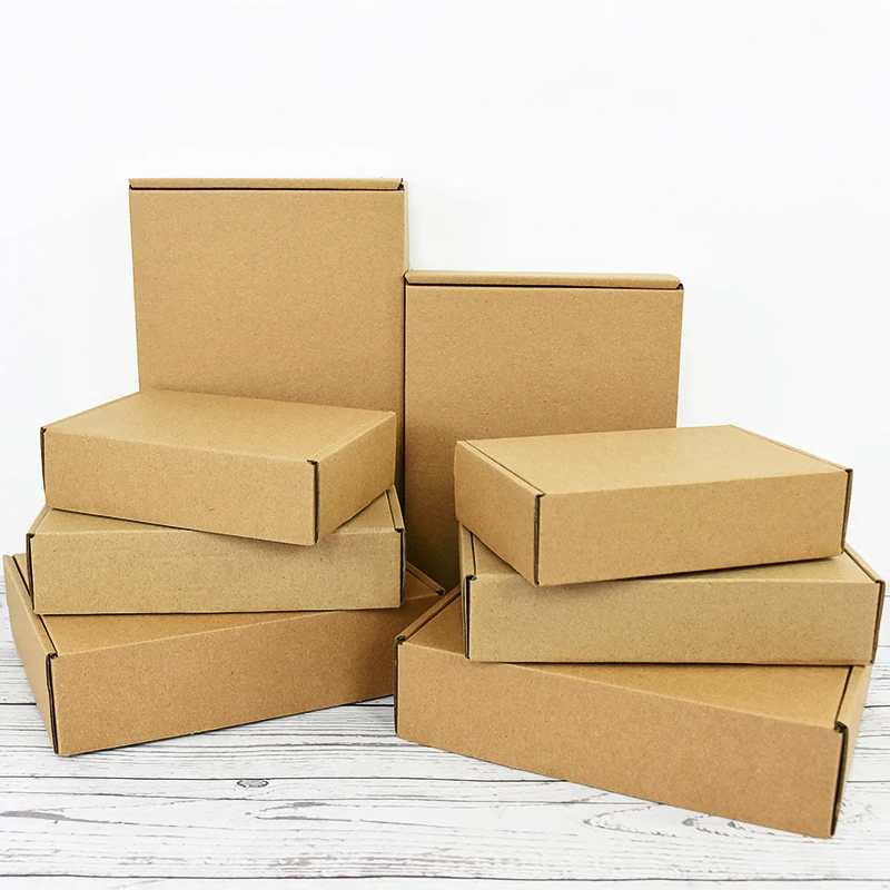 5pcs-Kraft-Paper-plane-box-DIY-Handmade-Candy-Chocolate-Packaging-Box ...