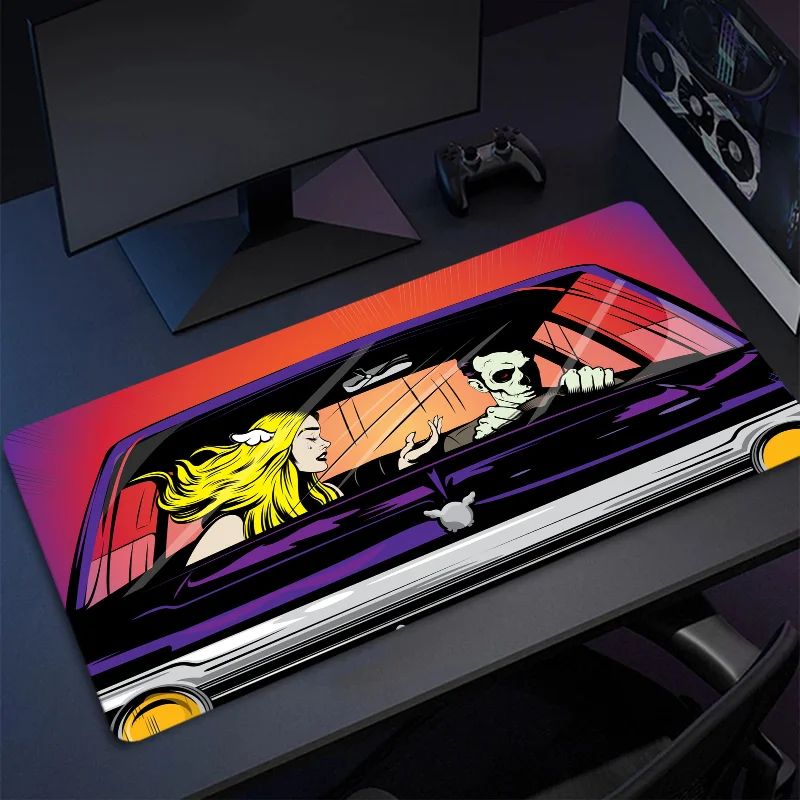 Retro-Poster-Deskmat-Extended-Pad-Non-slip-Mat-Mouse-Gamer-Gaming ...