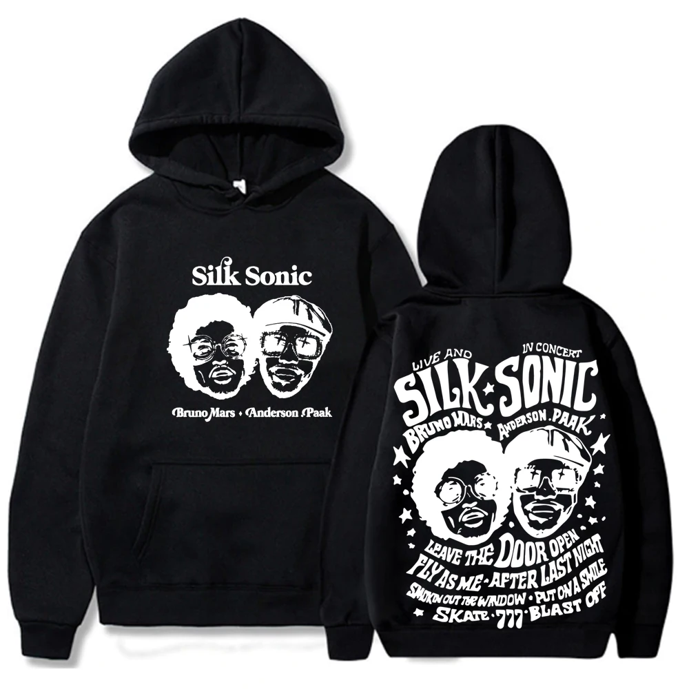2026 Silk Sonic Hoodies Bruno Mars 24K MAGIC Hoodie Fan Gift Unisex ...