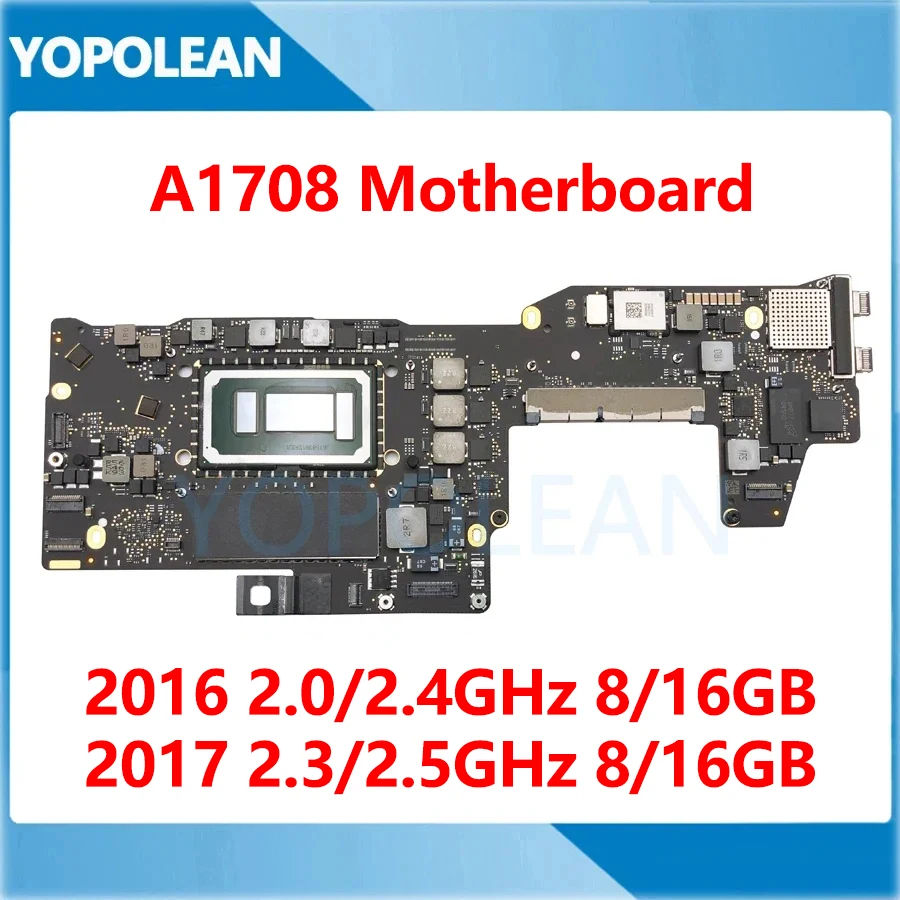 Original-A1708-Motherboard-For-Macbook-Pro-Retina-13-A1708-Logic-Board ...