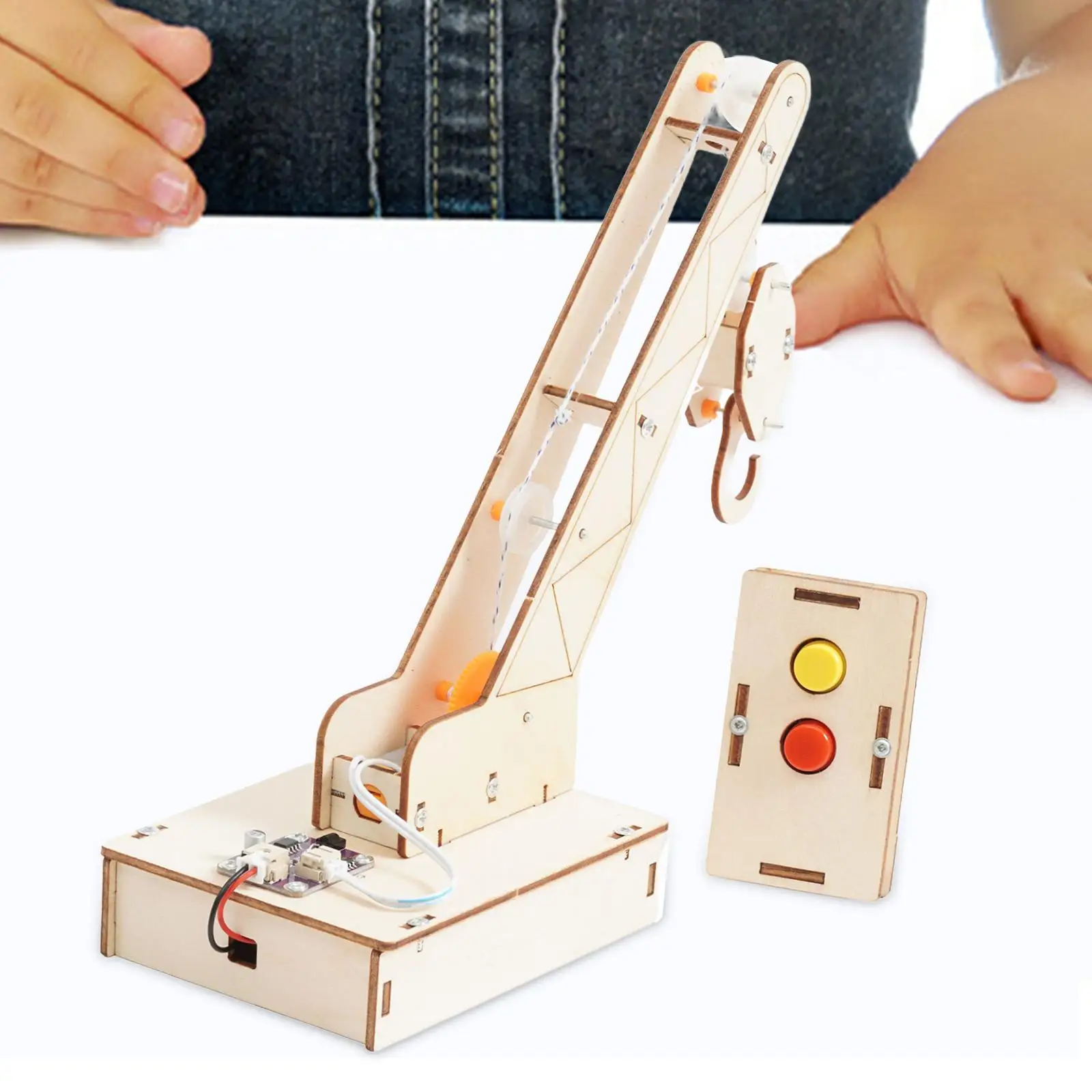 DIY-Wooden-Science-Experiment-Kits-Crane-Toy-Puzzles-for-Kids-Students ...