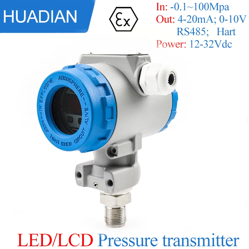 Led-Digital-Pressure-Transmitter-4-20Ma-Diffused-Silicon-Pressure-Transmitter-0-1-0-100Mpa ...