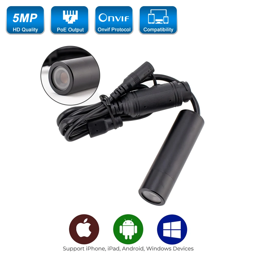 PEGTAH-5MP-Mini-POE-Camera-Bullet-Surveillance-IP-Camera-3-6mm-Lens ...