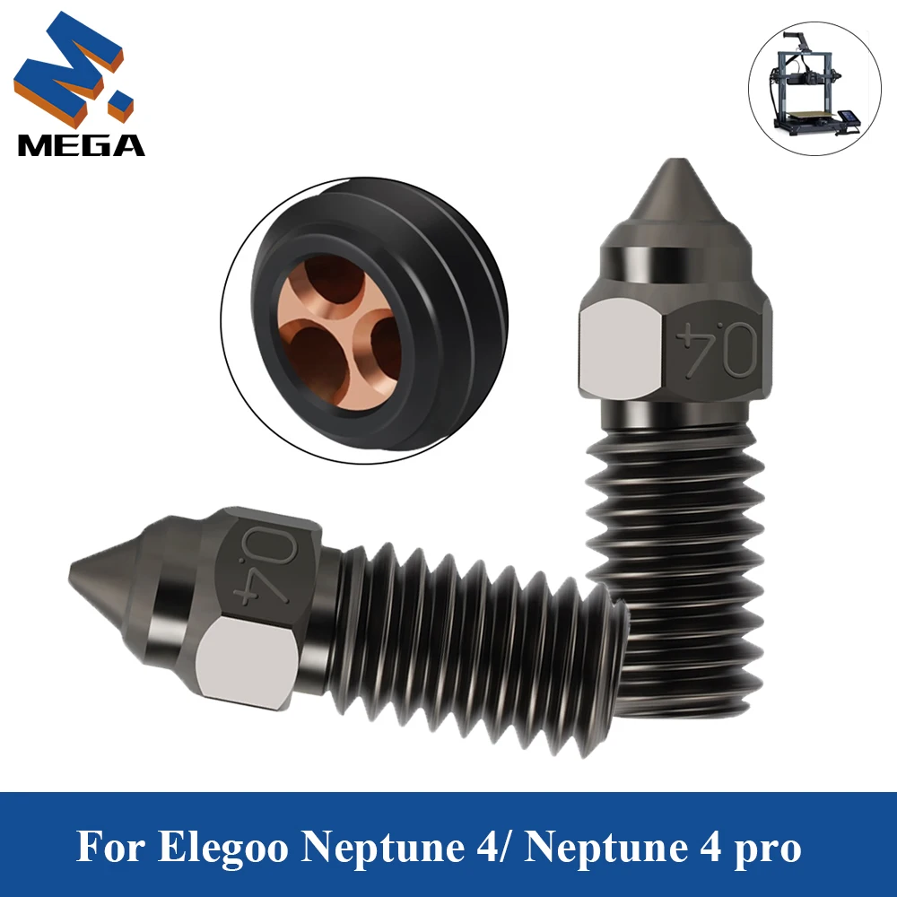 For-ELEGOO-Neptune-4-CHT-High-Flow-Hardened-Steel-Nozzles-3D-Printer ...
