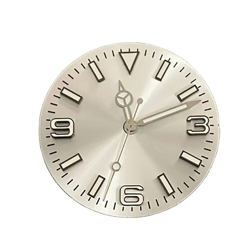 28.5MM Watch Dial + Watch Hands Green Luminous Dials for NH35/36/4R/7S ...