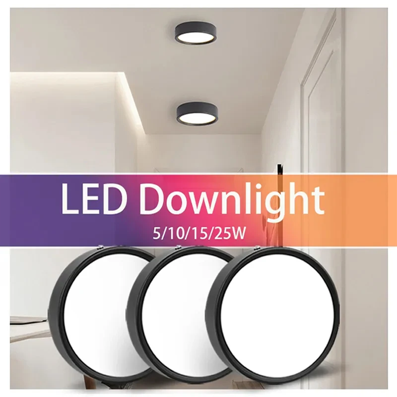 LED-Downlight-Spot-Led-Spotlights-Ceil-Surface-Mounted-Down-Light-5-10 ...