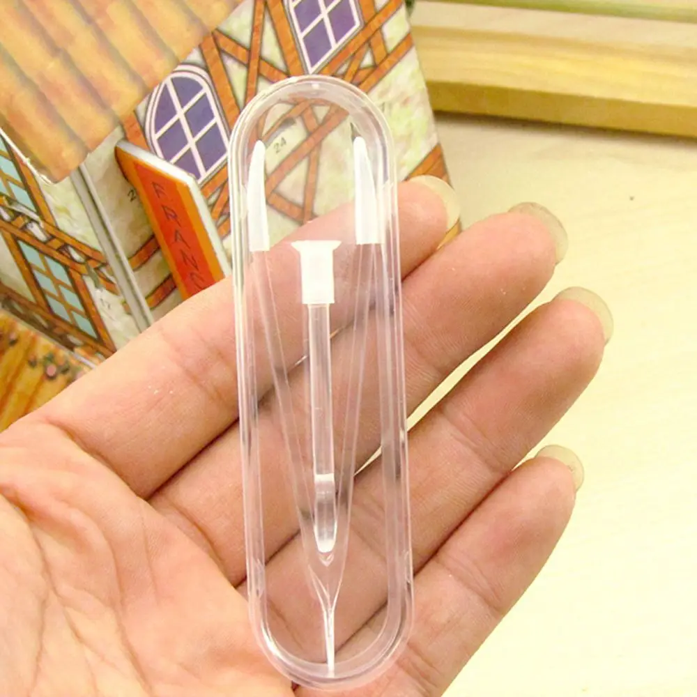 Plastic Transparent Independent shell Contact lens wearing Suction ...