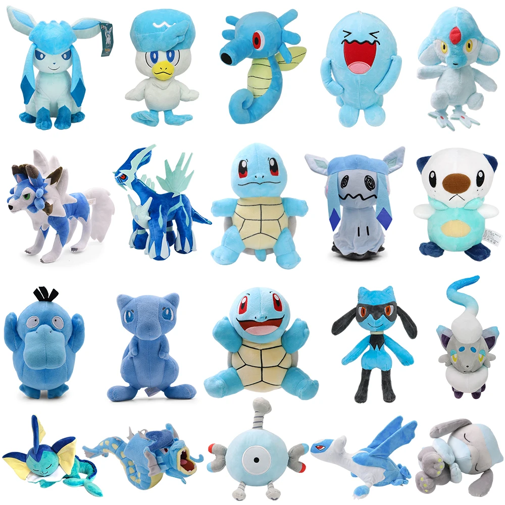Blue-Pok-mon-Plush-Toy-Glaceon-Vaporeon-Squirtle-Quaxly-Pikachu-Riolu ...