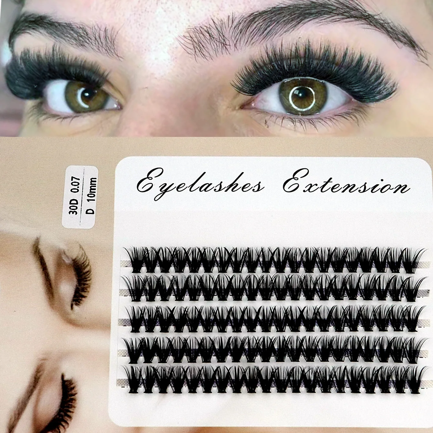 20-30-40D-Cluster-Eyelash-Natural-Soft-Eyelash-Extension-1-Box-100 ...
