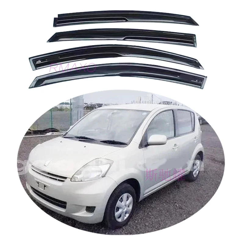For-Toyota-PASSO-2005-2009-Plastic-Window-Visor-Vent-Shades-Sun-Rain ...