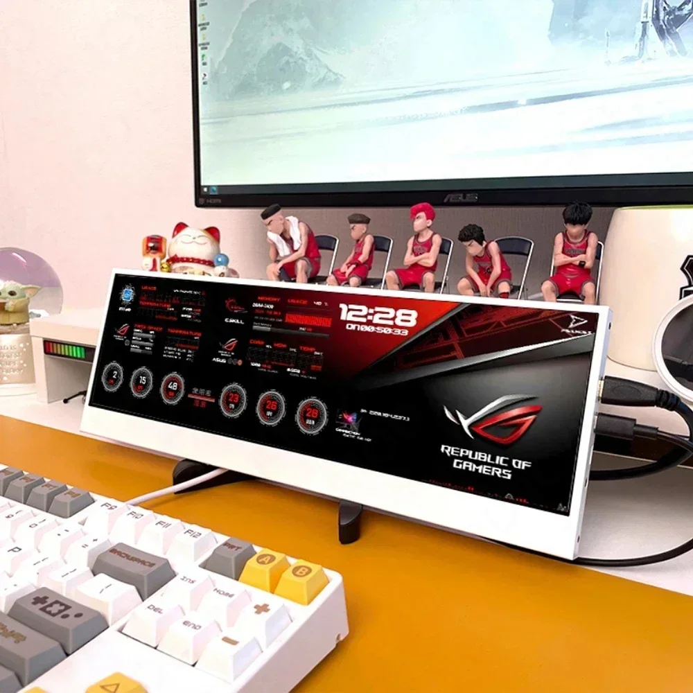 8-8-12-6-Inch-PC-Secondary-Sub-Screen-Aida64-Dual-Expansion-LCD-ROG ...