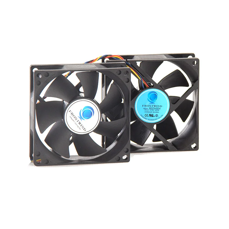 PC-80mm-fan-chassis-8cm-fan-heat-dissipation-4-wire-PWM-temperature ...