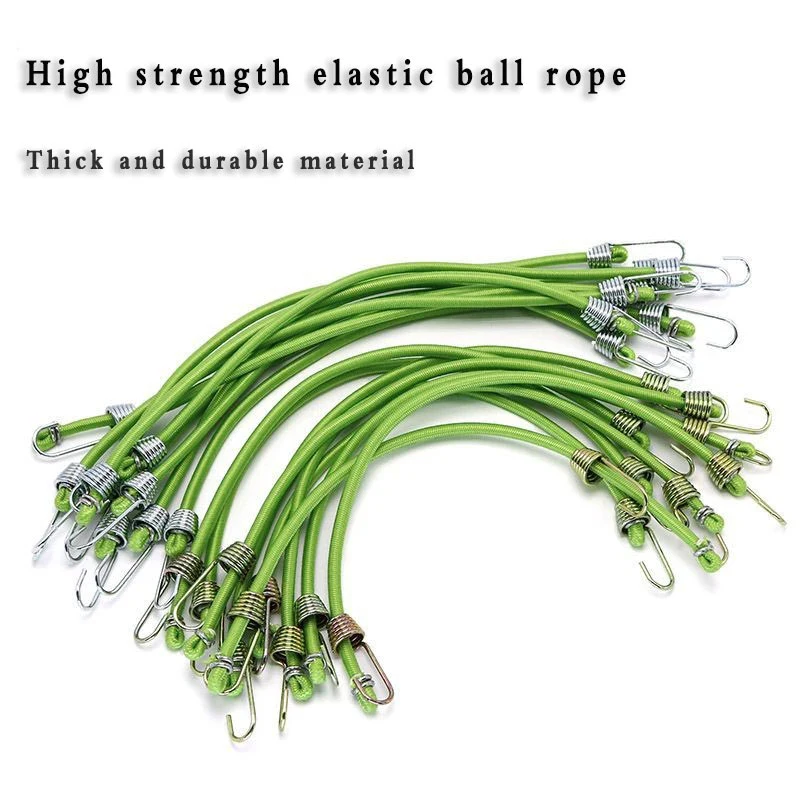 Heavy-Duty-Elastic-Rope-Elastic-Bungee-Cords-Luggage-Cord-25-30cm-Tow ...
