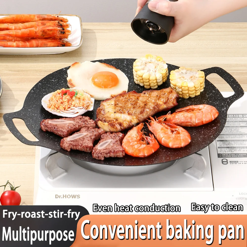 Outdoor-grilling-pan-made-of-medical-stone-Teppanyaki-non-stick-frying ...