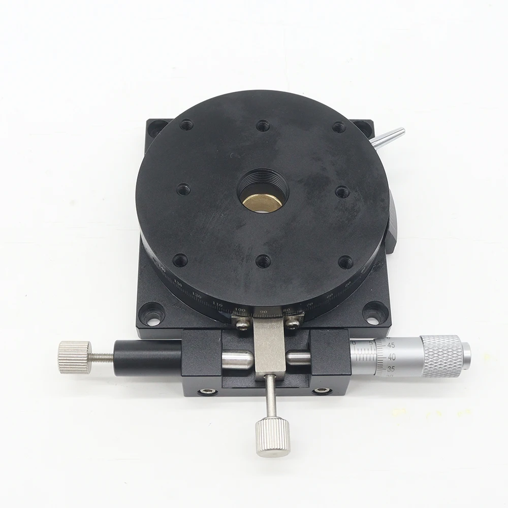 R-Axis-80mm-Manual-Rotating-Platform-Sliding-Table-High-Precision-360 ...