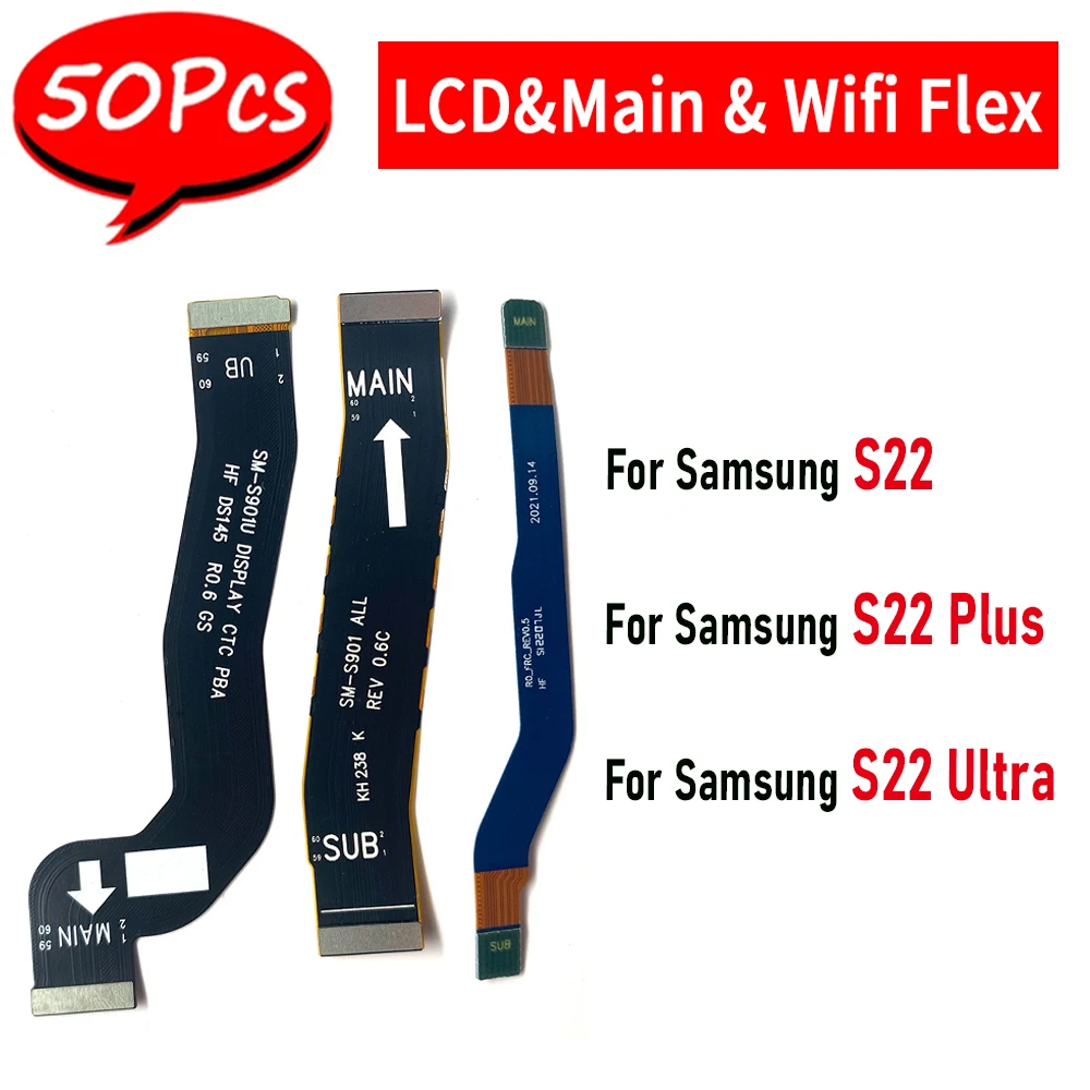 50Pcs，Main FPC LCD Display Connect WI-FI Mainboard Flex Cable For ...