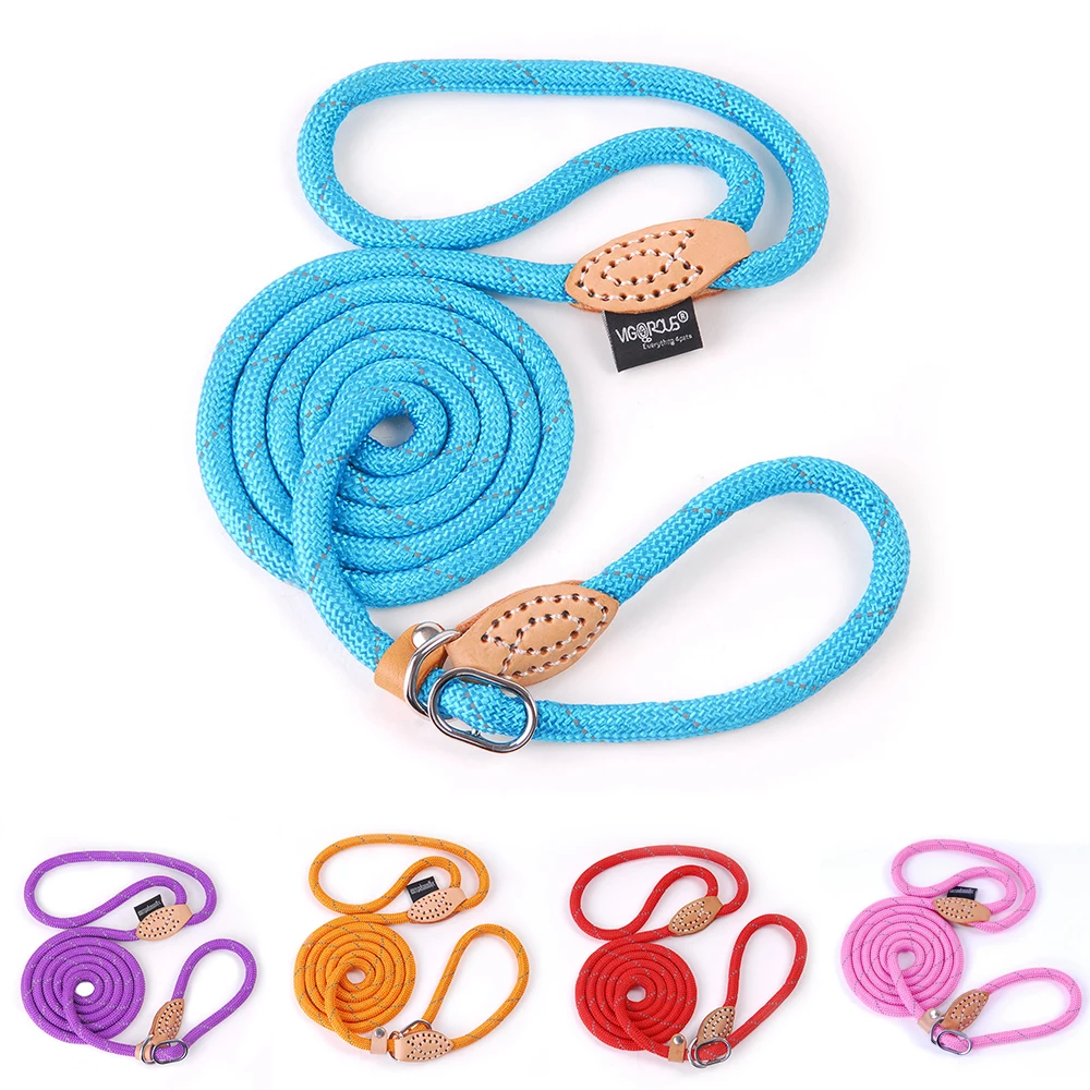 Basic-Dog-Leash-Nylon-Reflective-Puppy-Dog-Leash-Rope-Cat-Small-Dog-Pet ...