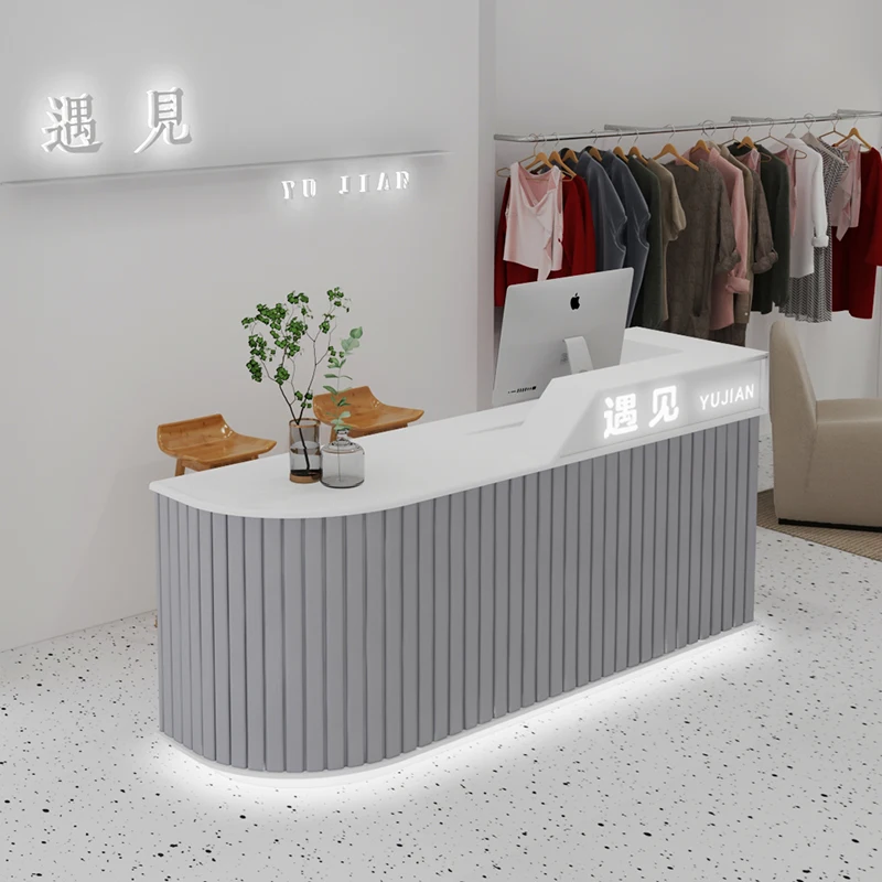 Salon Bakery Cashier Counter Supermarket Checkout Bar Counter Reception ...
