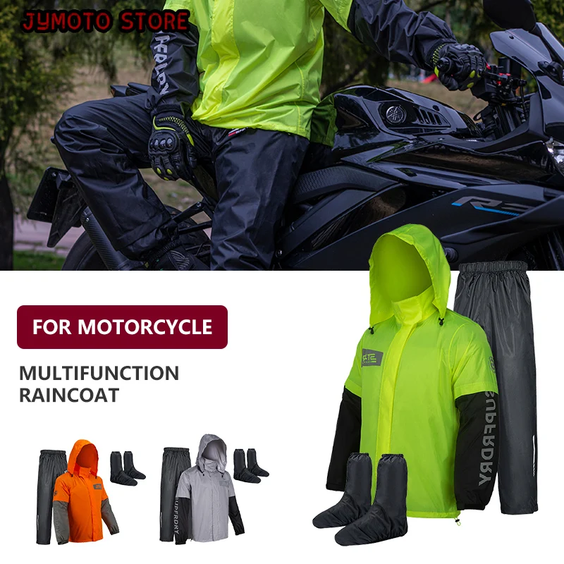 Star-Field-Knight-Motorcycle-Riding-Raincoat-Set-Raincoat-Rainpants ...