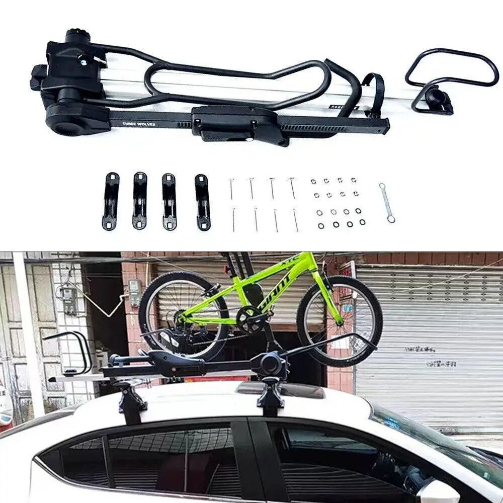 Bike-Roof-Carrier-Mount-on-Car-SUV-Trunk-Crossbar-Cross-Bar-Universal ...