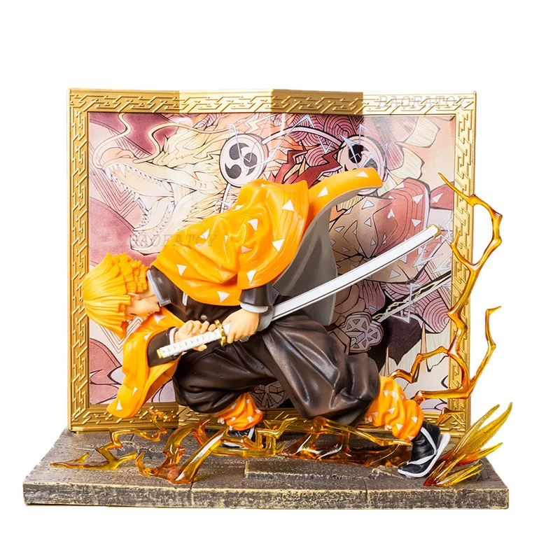 23cm Demon Slayer: Kimetsu nie Yaiba Anime rysunek Agatsuma Zenitsu Gk ...