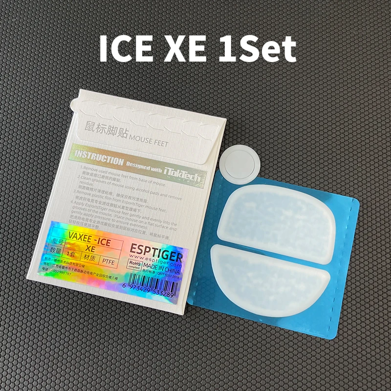 Esportstiger Mouse Skates สำหรับ VAXEE XE เมาส์สีขาว Glides Curve Edge ...