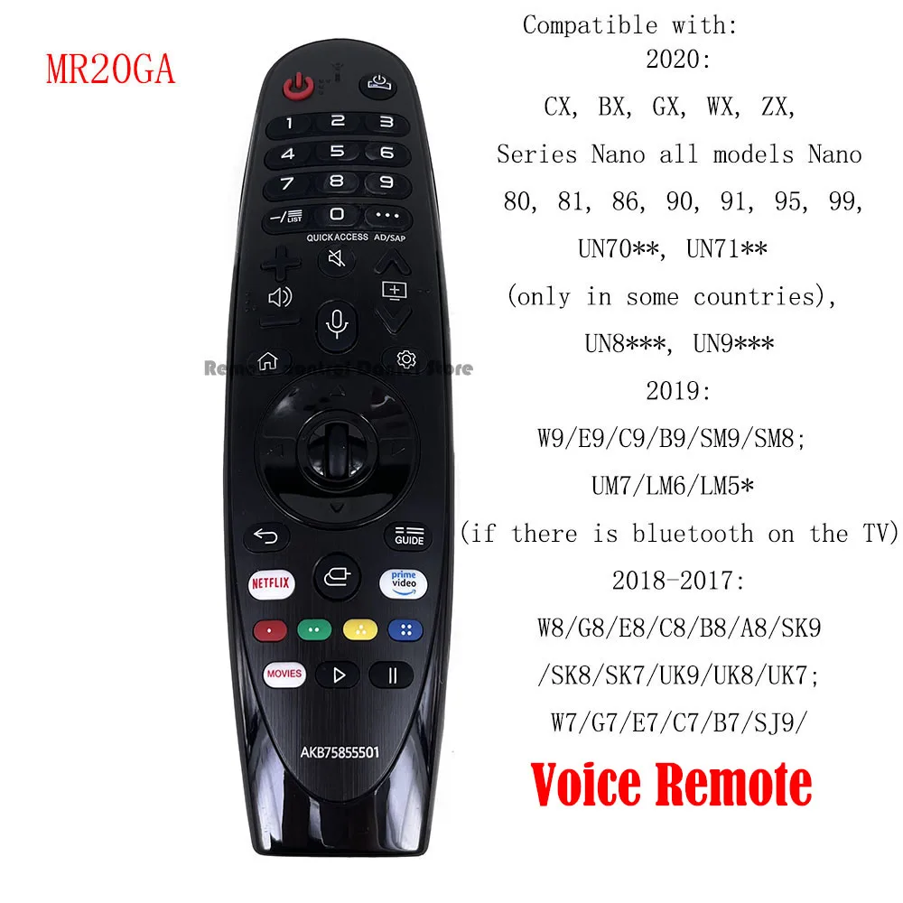 Magic Control Lg Akb75855501 | Lg Magic Remote Control Mr20 | Lg Mr20ga ...