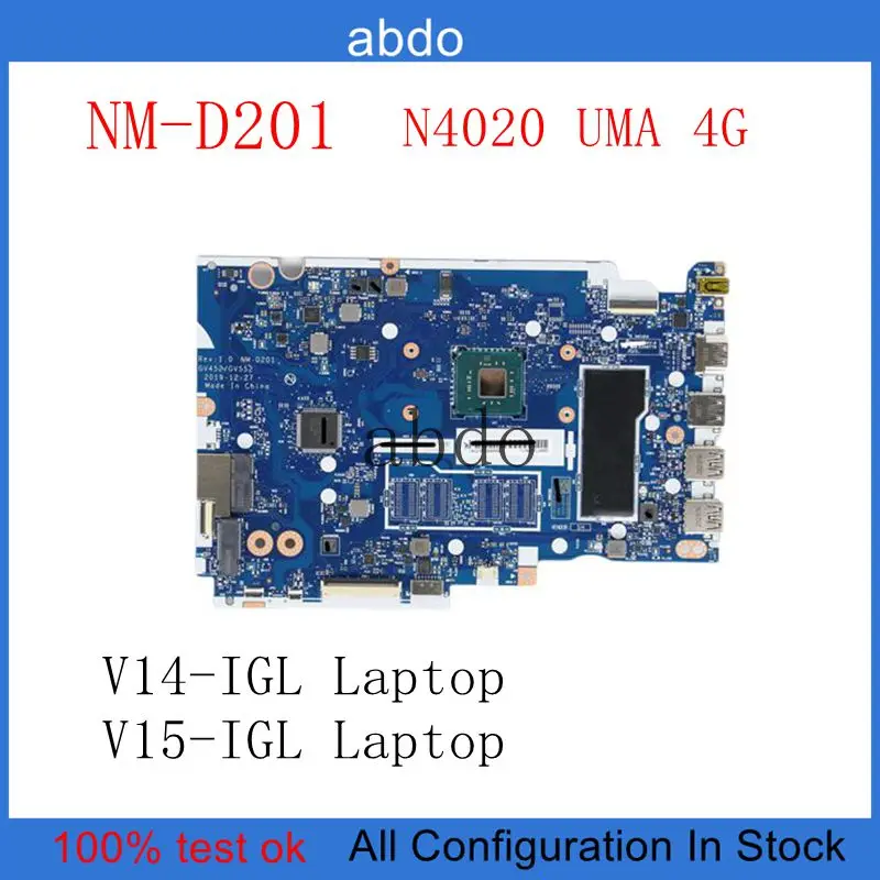 For-Lenovo-V15-IGL-V14-IGL-Laptop-Motherboard-With-N4020-CPU-4G-RAM-NM ...